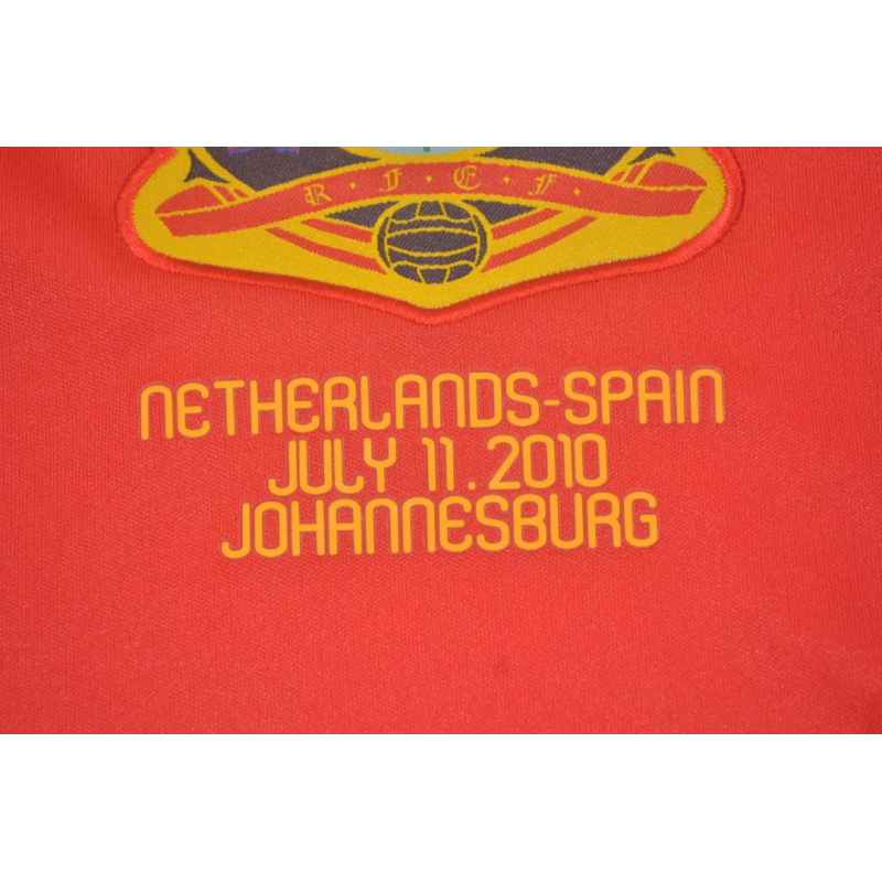 Camiseta España Retro Final Mundial 2010